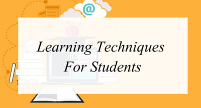 Learning Techniques For Students