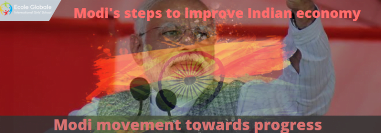Modi's steps to improve Indian economy | Ecole Globale