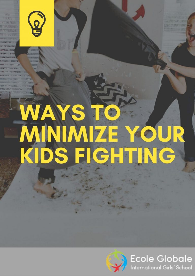 How to stop siblings from fighting | Ecole Globale School