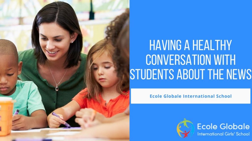 Having a healthy conversation with students about the news