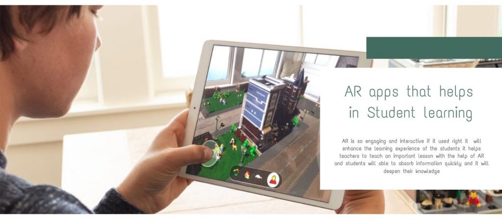 Exiting AR apps for students Learning