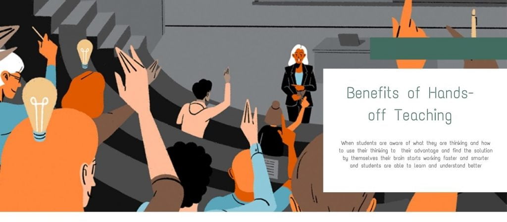 Hands-off teaching cultivates Metacognition
