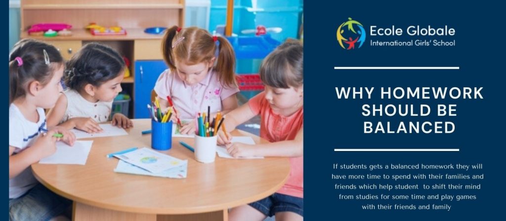 Why Homework should be Balanced