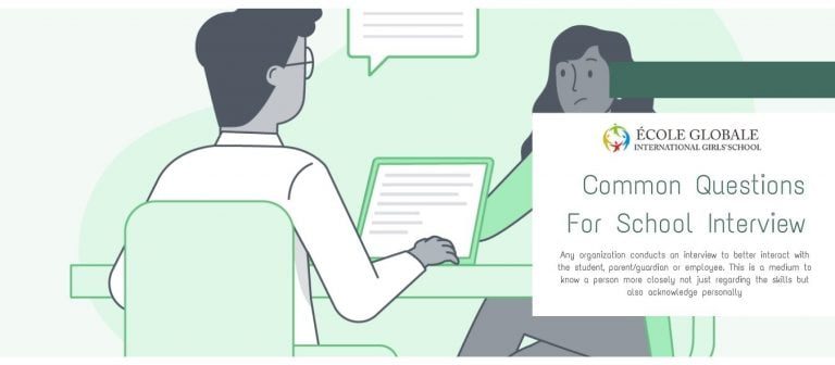 Common Questions For School Interview