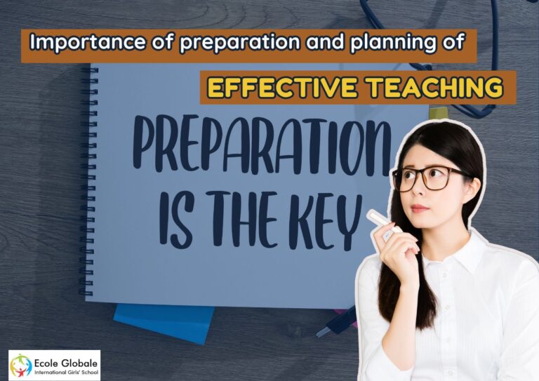 Importance of preparation and planning of effective teaching