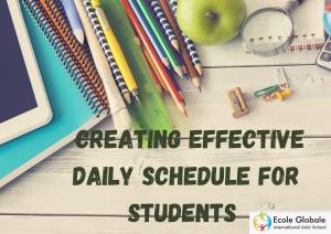 HOW TO CREATE AN EFFECTIVE DAILY SCHEDULE FOR STUDENTS