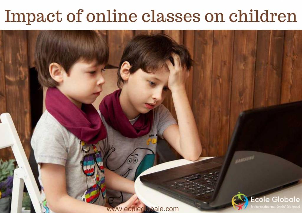 Impact of online classes on children