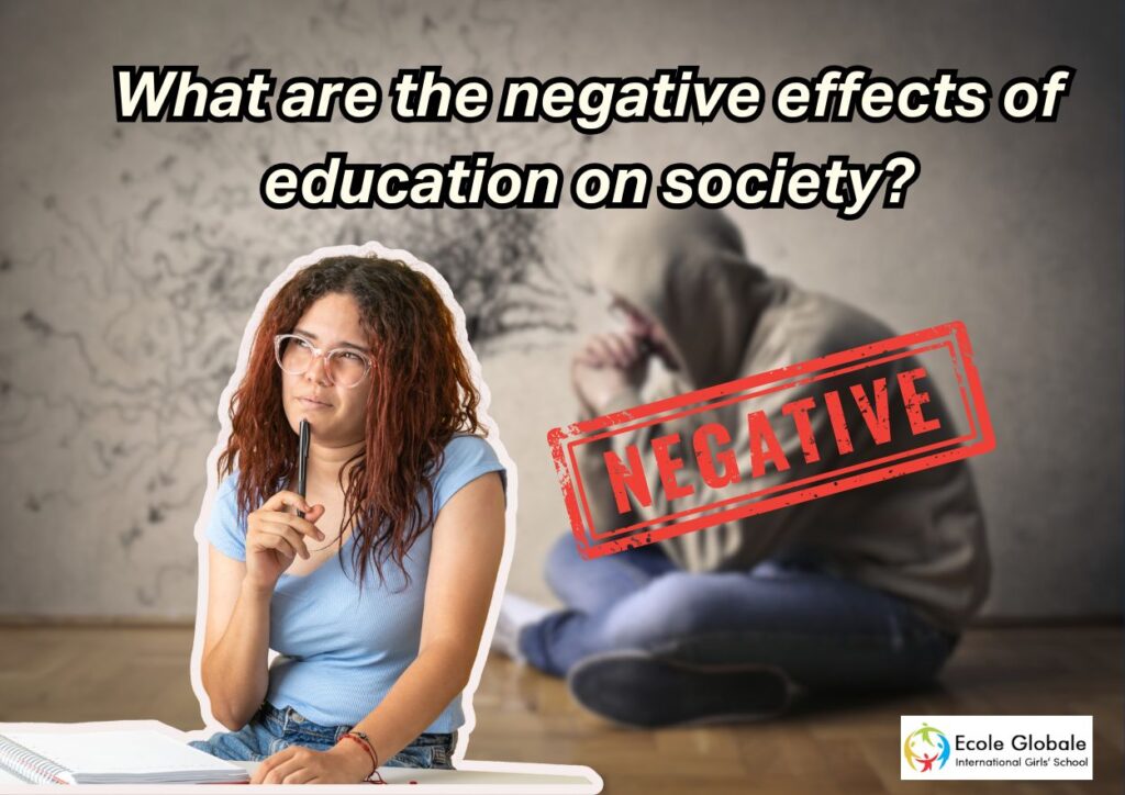 Negative effects of education on society | Ecole Blog