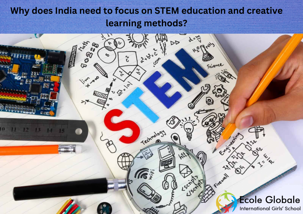 Why does India need to focus on STEM education and creative?