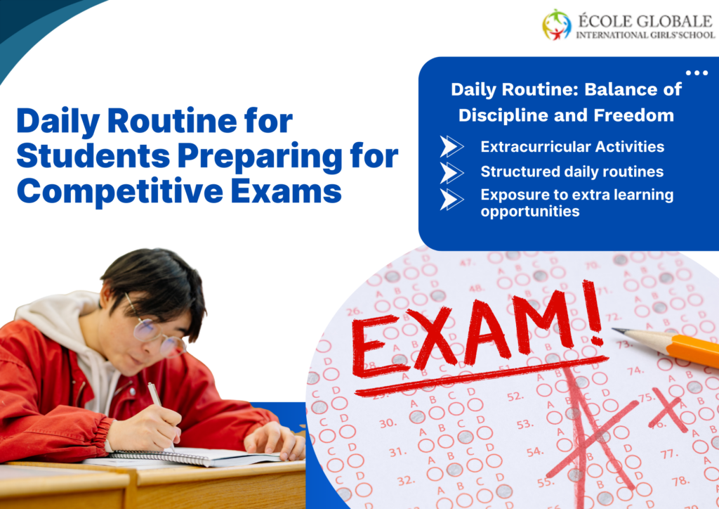 Daily Routine for Students Preparing for Competitive Exams