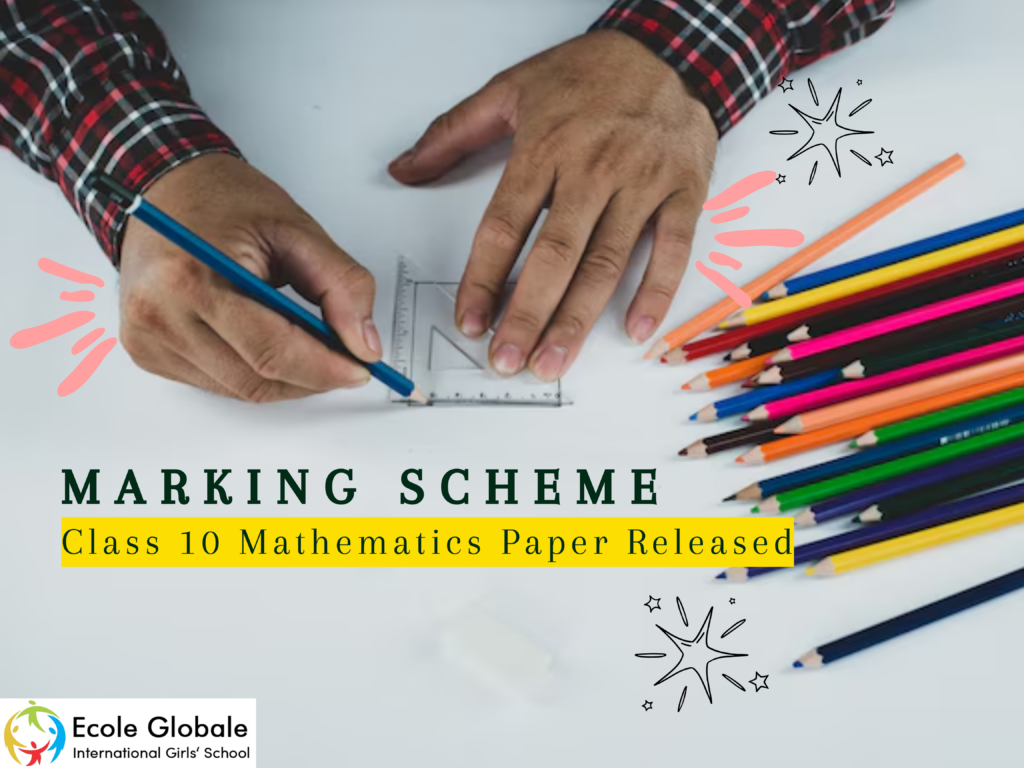 Marking Scheme for Class 10 Mathematics Paper Released