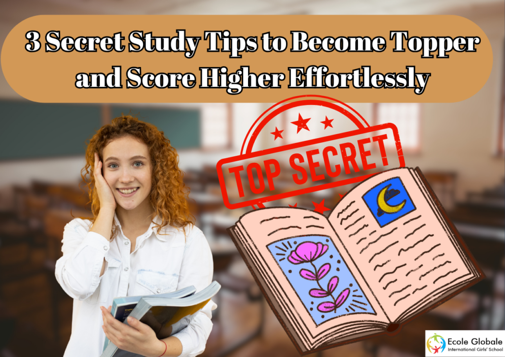 3 Secret Study Tips to Become Topper and Score Effortlessly