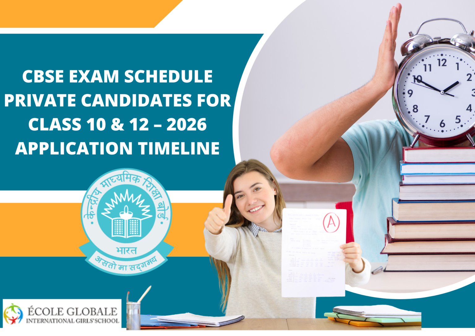 CBSE exam schedule private candidates for Class 10 & 12